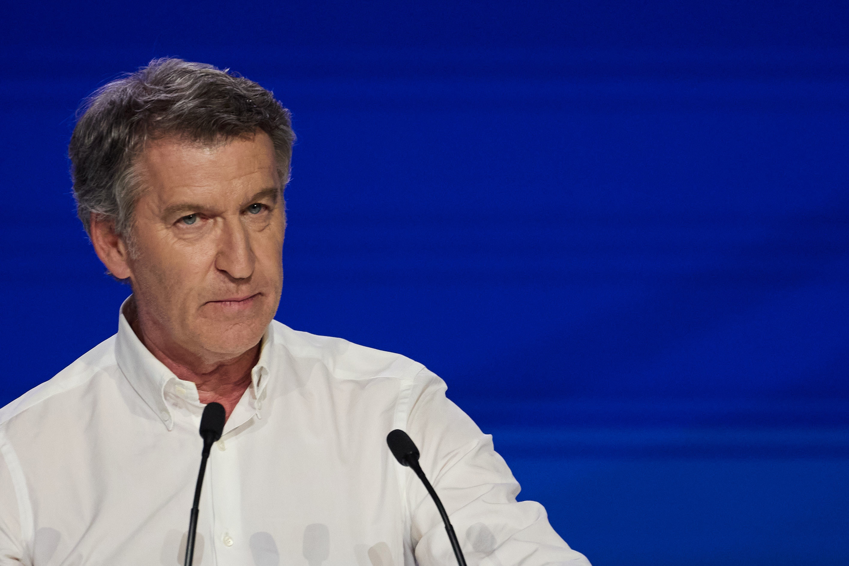 Feijóo, reelegido presidente del Partido Popular (PP) de España con el ...