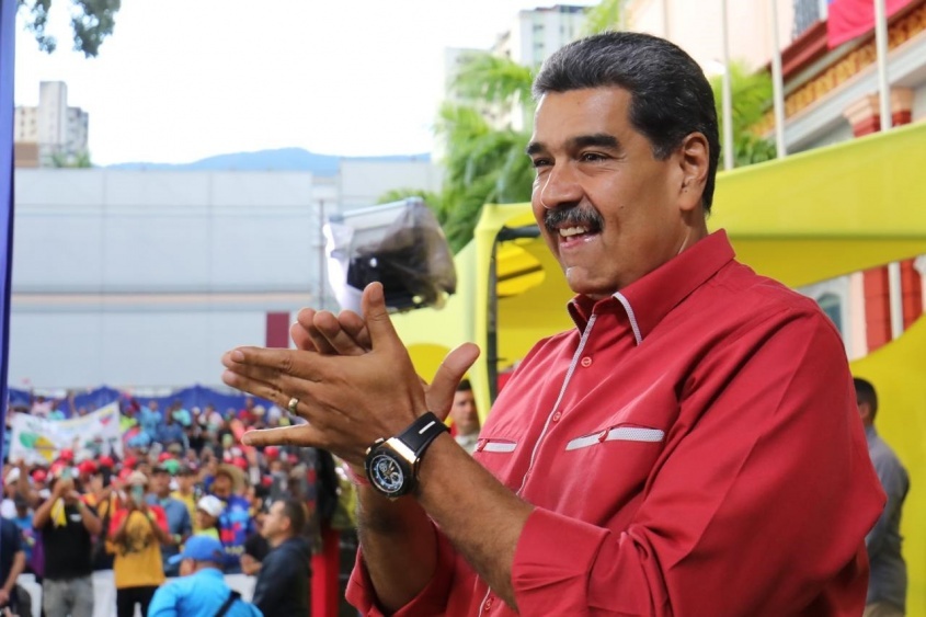 El presidente de Venezuela Nicolás Maduro declara este lunes al mediodía